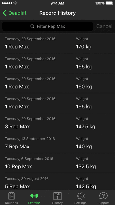 HeavySet · Gym Workout Log app for iOS | Runloop